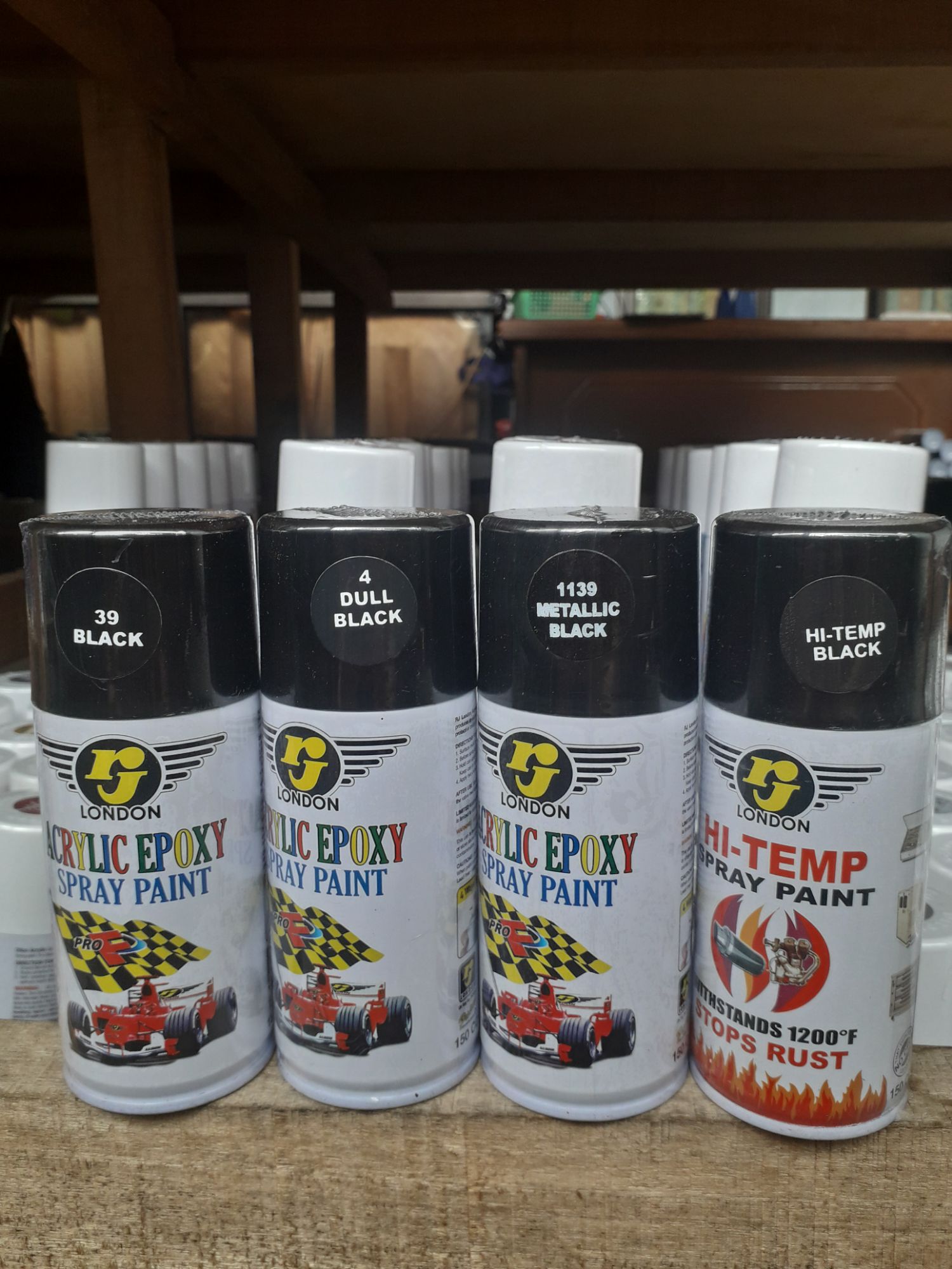 pilok pilox cat semprot hitam metalik hitam doff dop dof black pernis ...