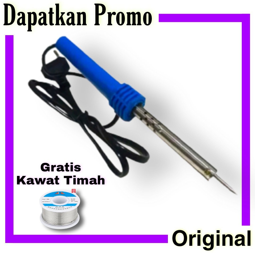 [ PROMO ] Solder Listrik Gagang 40W SOLDER KAYU EXXORA PEMANAS TEMBAGA ...