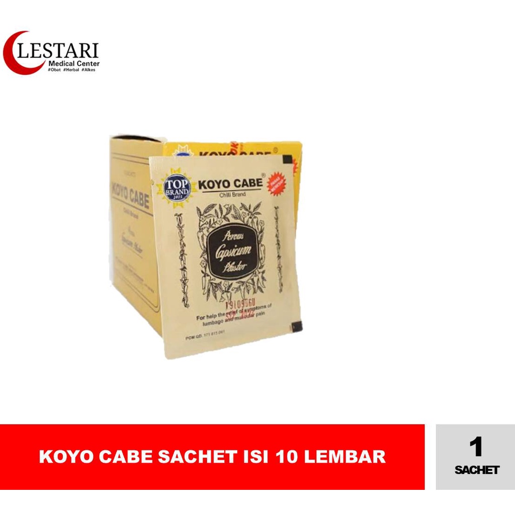 Koyo Cabe Sachet isi 10 Lembar | Lazada Indonesia