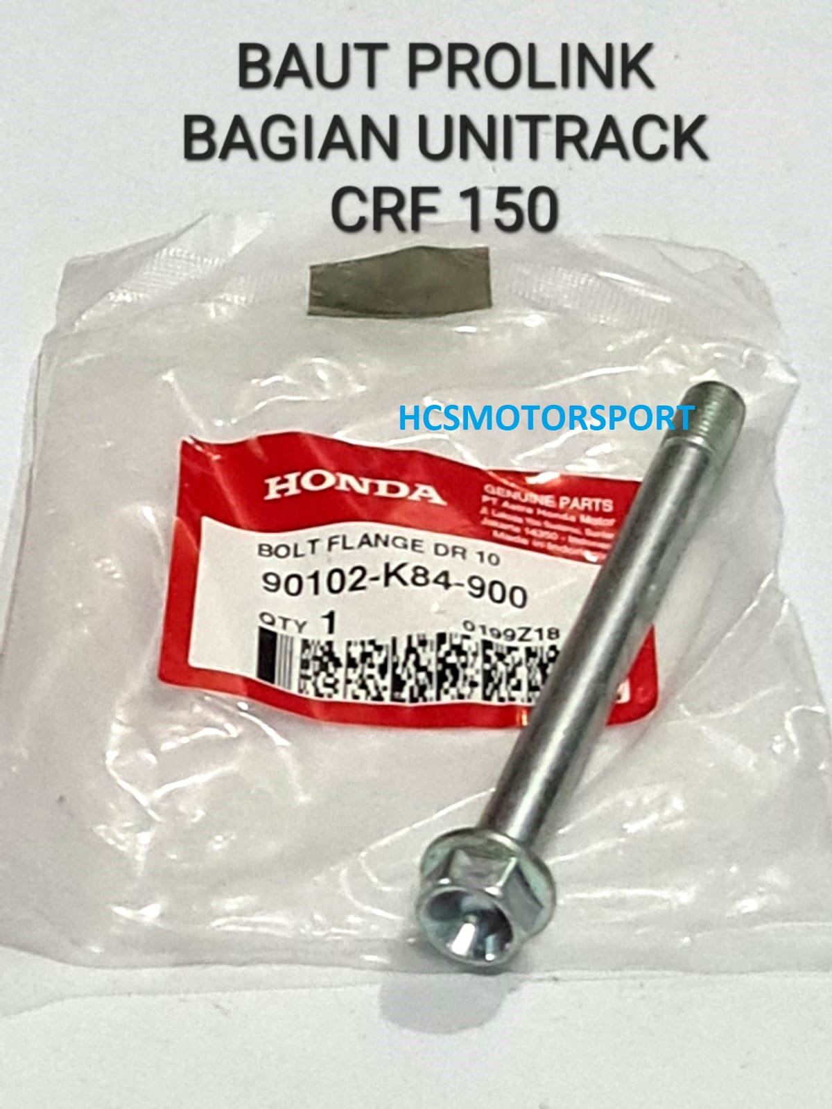 BOLT FLANGE DR 10 BAUT PROLINK BAGIAN UNITRACK CRF 150 AHM | Lazada ...