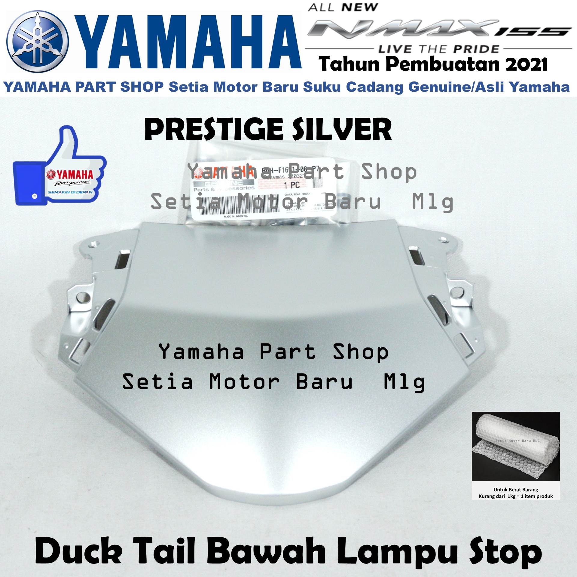 Cover Duck Tail Dagu Stop Bawah Sambungan Body All New Nmax N Max 2020 ...