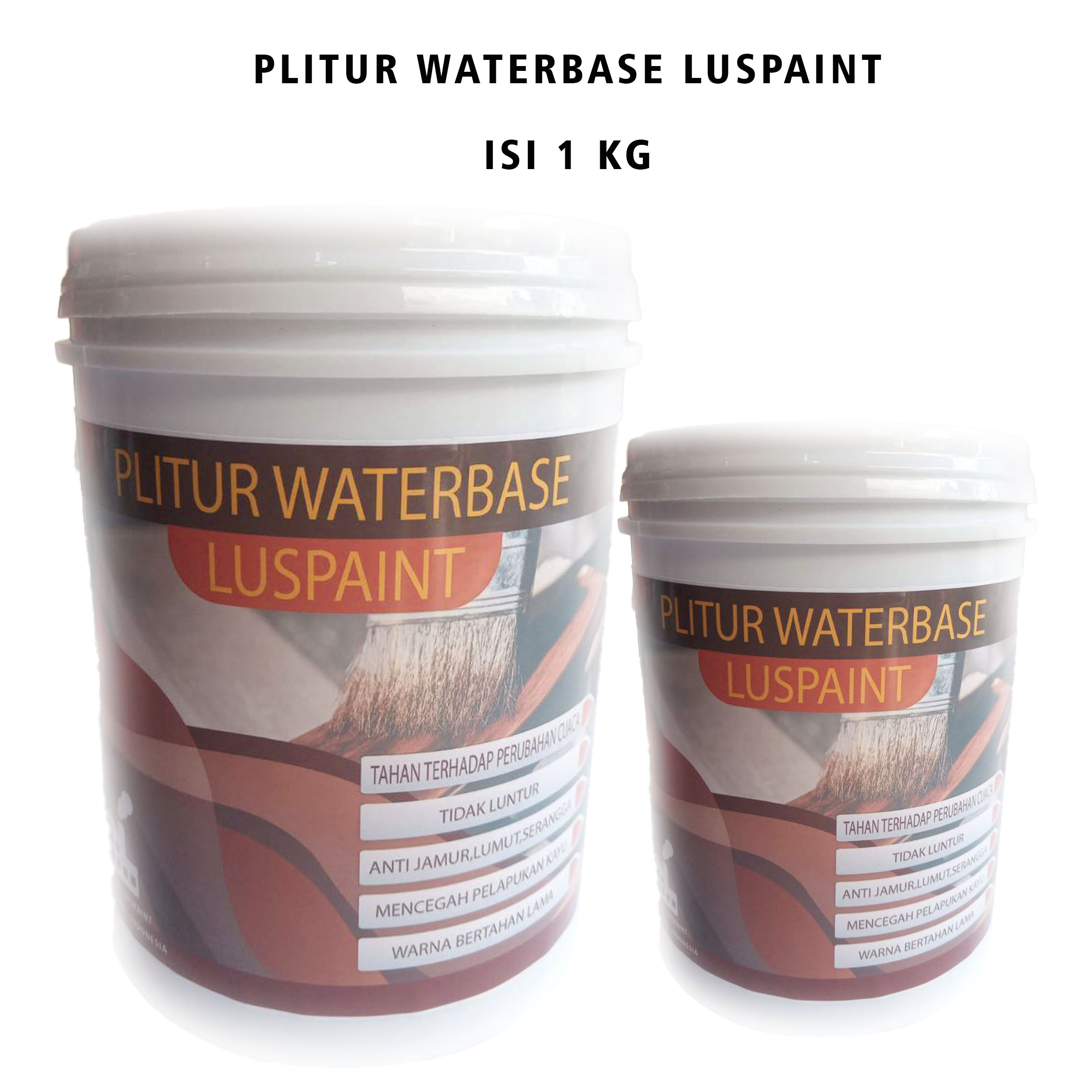 Plitur waterbase LUSPAINT 1kg | Lazada Indonesia