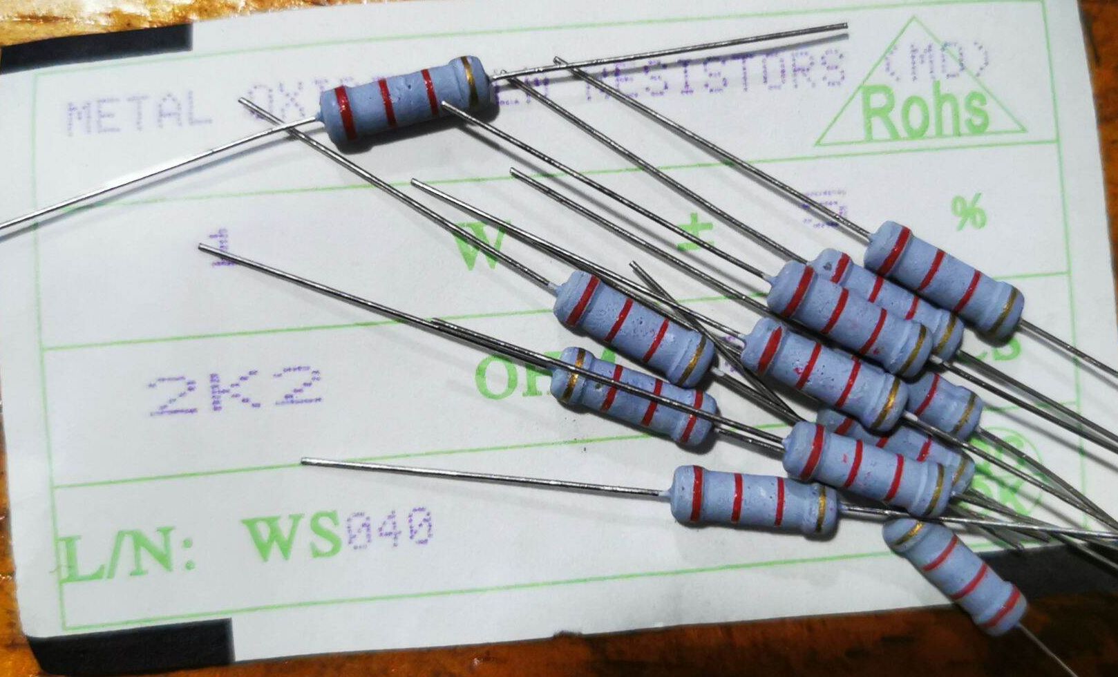 RESISTOR 1 WATT 2K2 OHM ISI 12 PCS | Lazada Indonesia