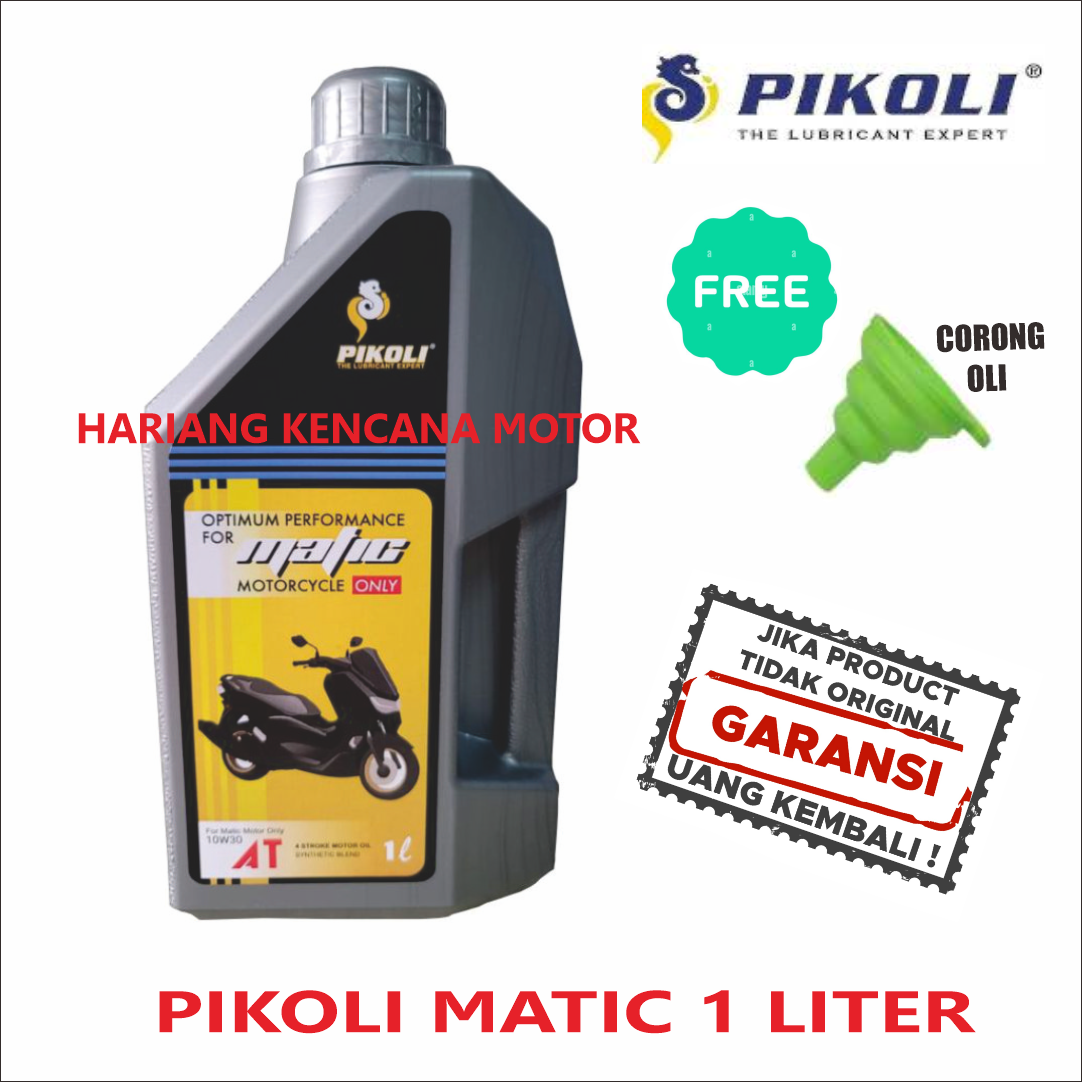 Oli Motor Pikoli Matik 1 Liter Scooter Matic Nmax Aerox Lexi 1L ...