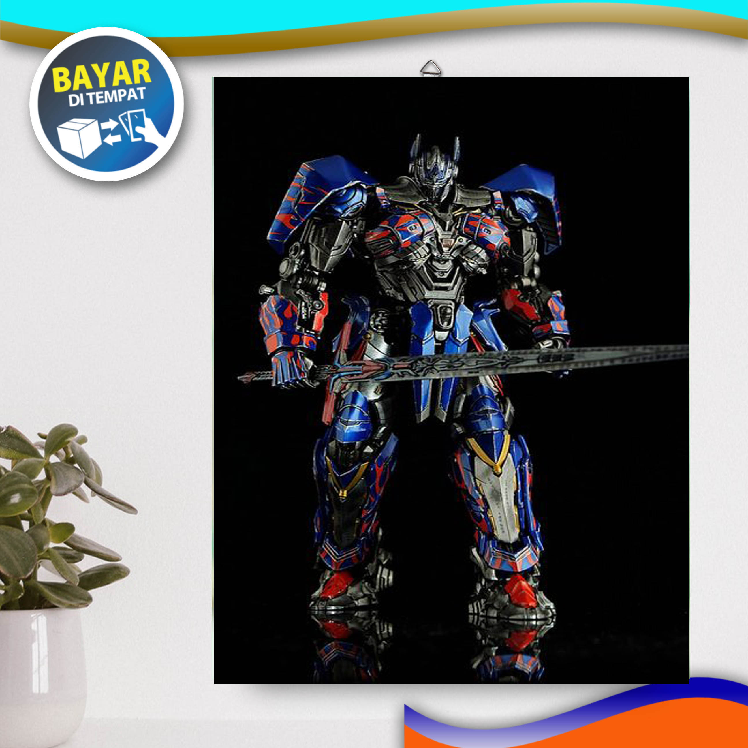 HIASAN DINDING TEMA TRANSFORMER / POSTER TRANSFORMER / POSTER KAYU ...
