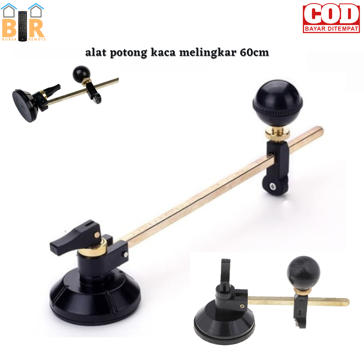 Alat Potong Kaca Melingkar Circular Glass Cutter Jangka Alat Potong ...