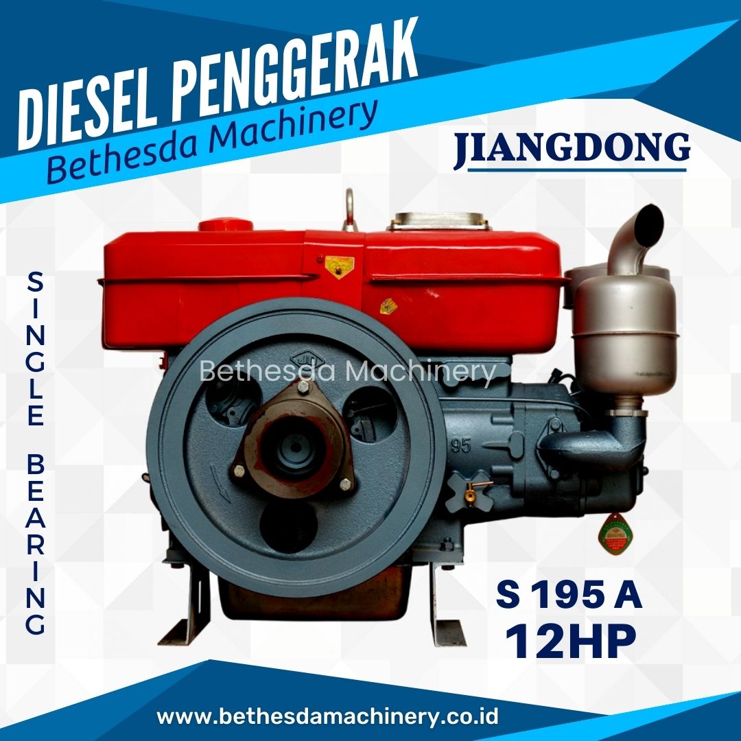 Penggerak diesel 12 Hp mesin Jiangdong 16 HP Single / Double Bearing ...