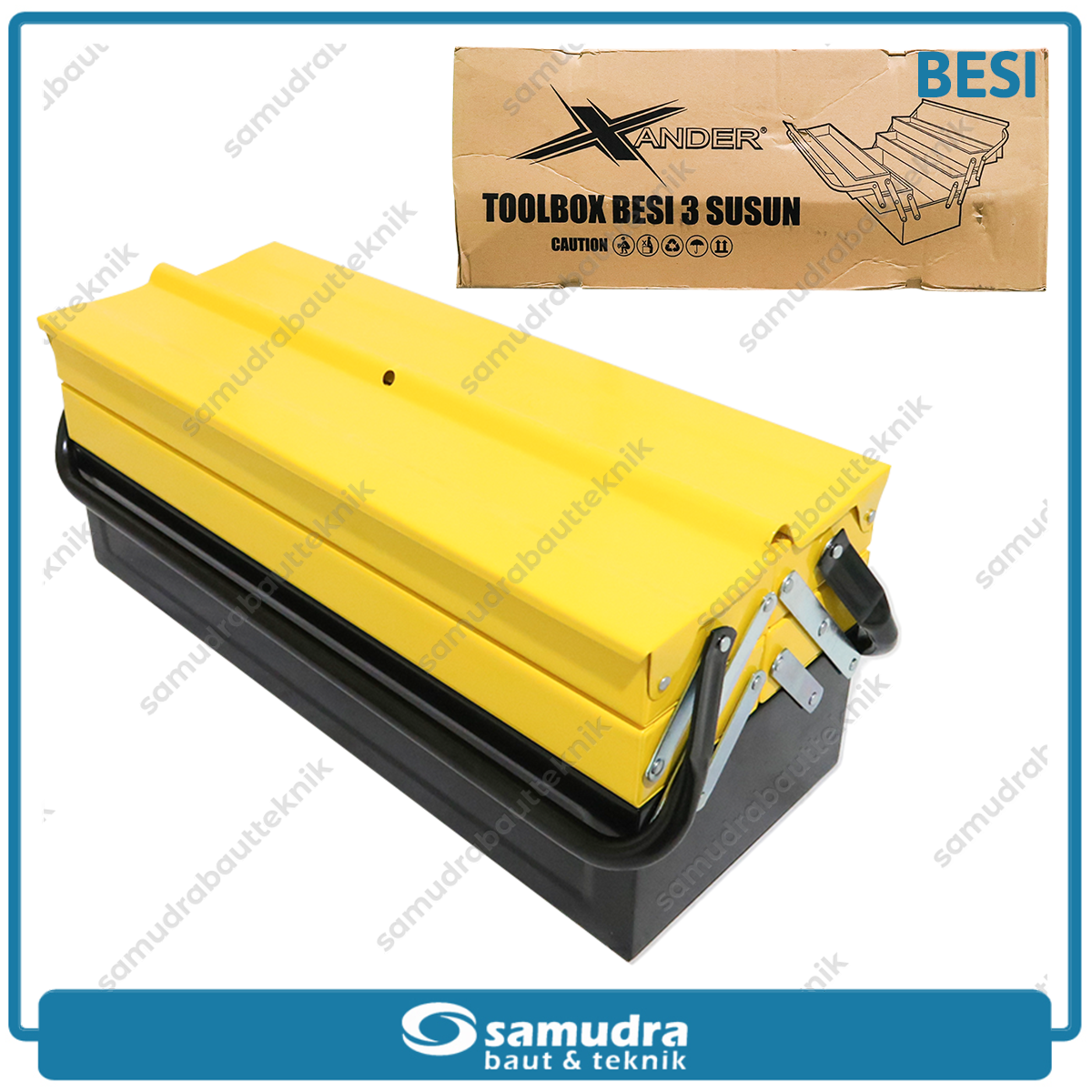 Tool Box Besi XANDER 3 Susun Tempat Alat Kunci Kotak Perkakas Toolkit ...