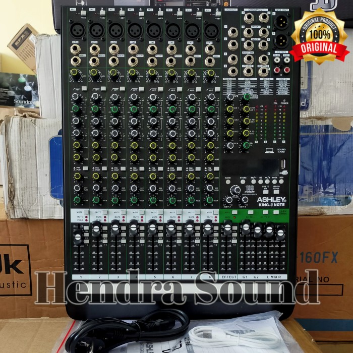 Mixer Audio Ashley King 8 Note Mixer 8 channel | Lazada Indonesia