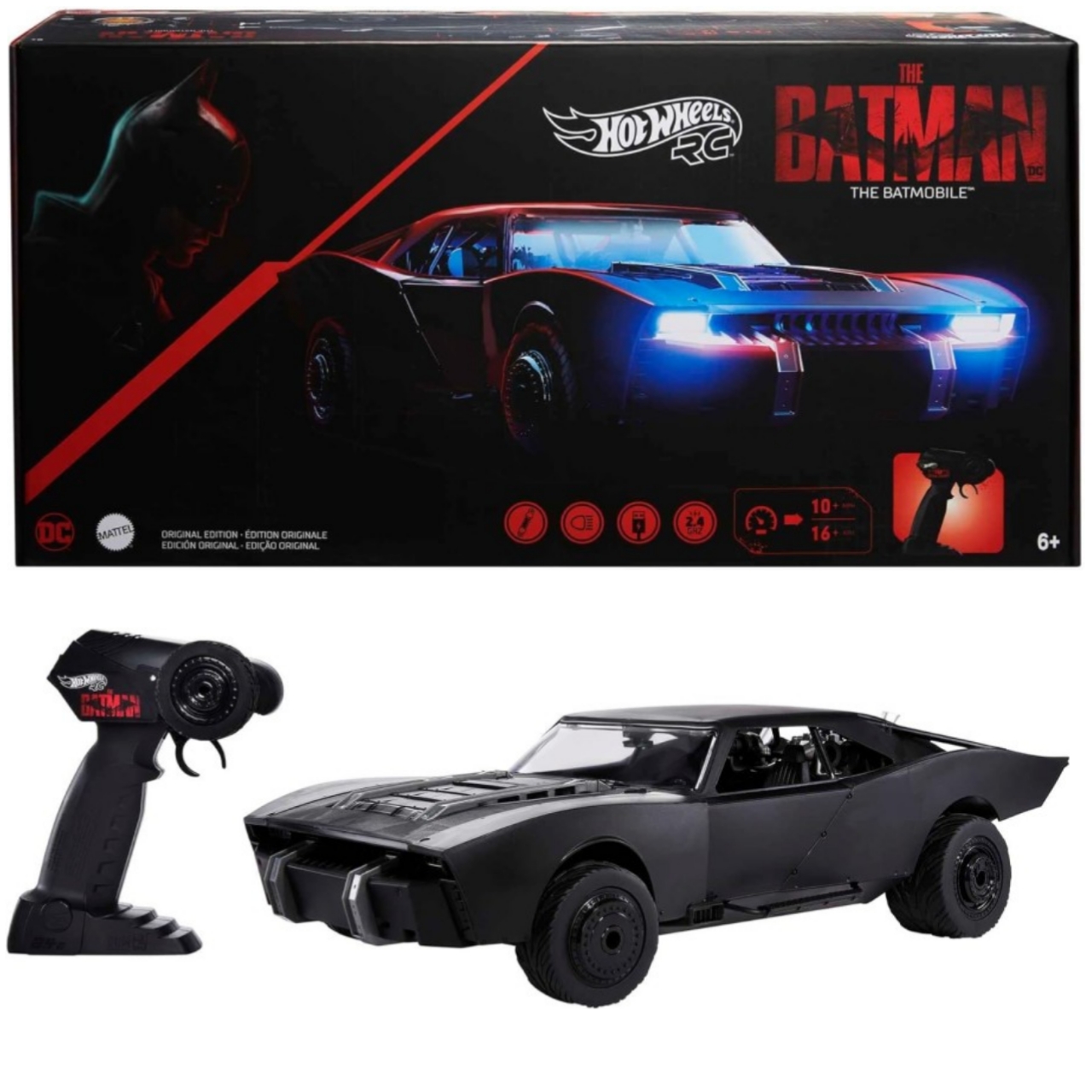 Hot wheels RC Batman the Batmobile Remote Control Mattel Original ...