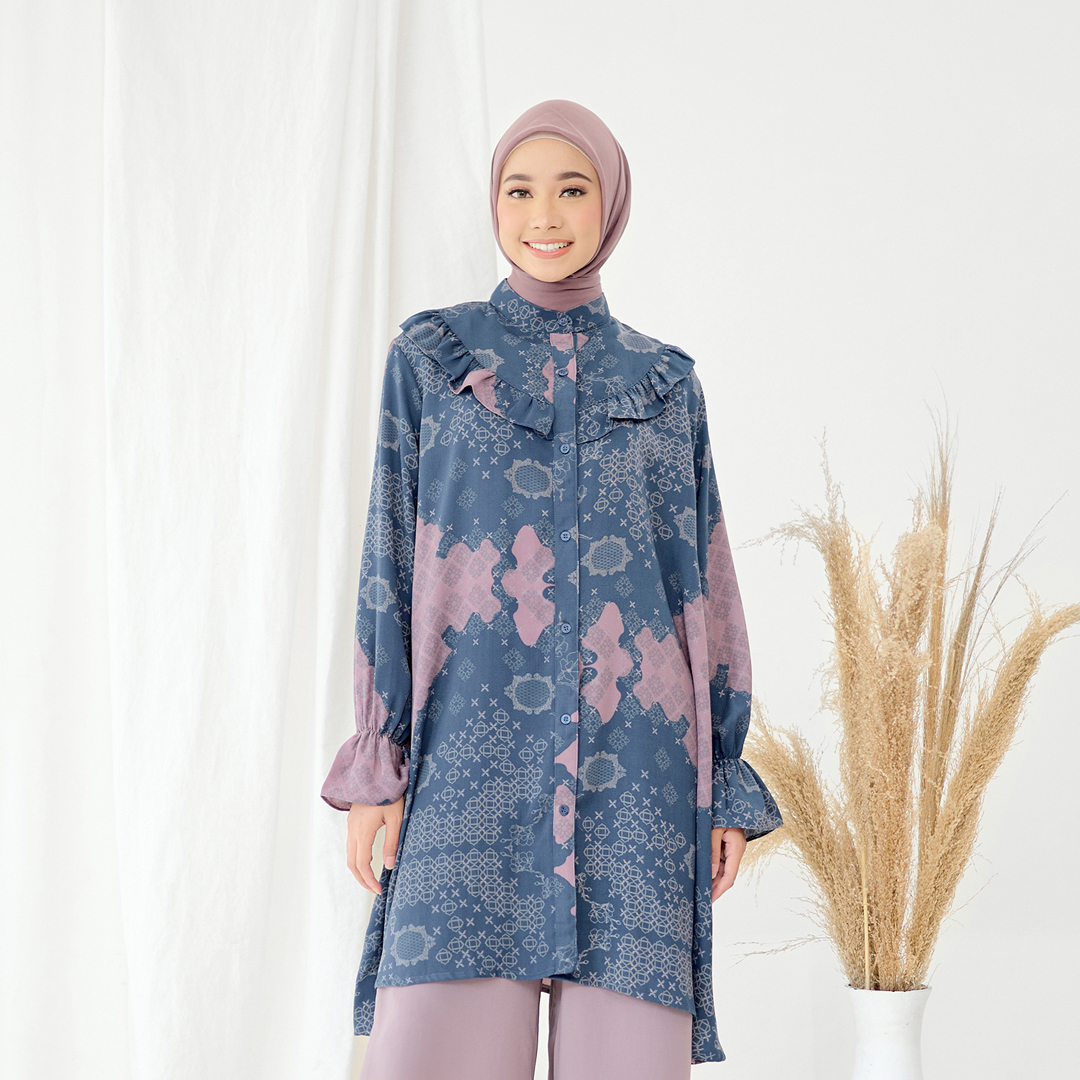 ZM Zaskia Mecca - Alena tunic-romance of the equator-edition majegau ...
