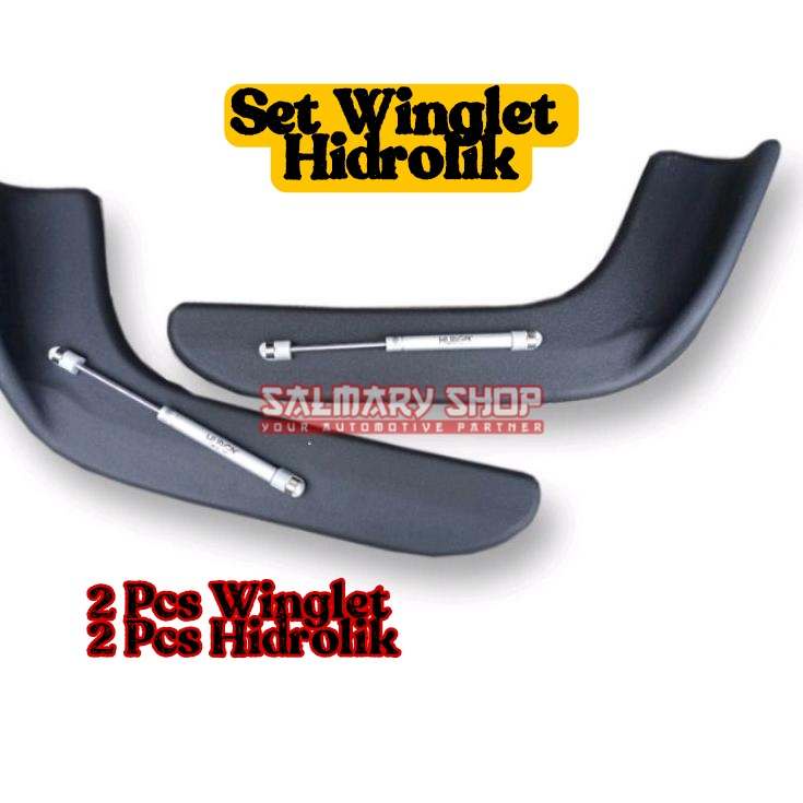 Paket Winglet Bumper dan Hidrolik Diffuser Universal Bemper Mobil Lips ...