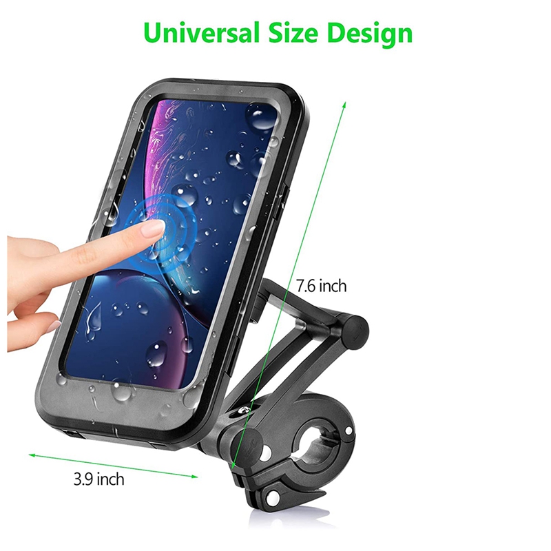 Waterproof Bike Phone Mount, Universal Extendable Foldable Rotation ...