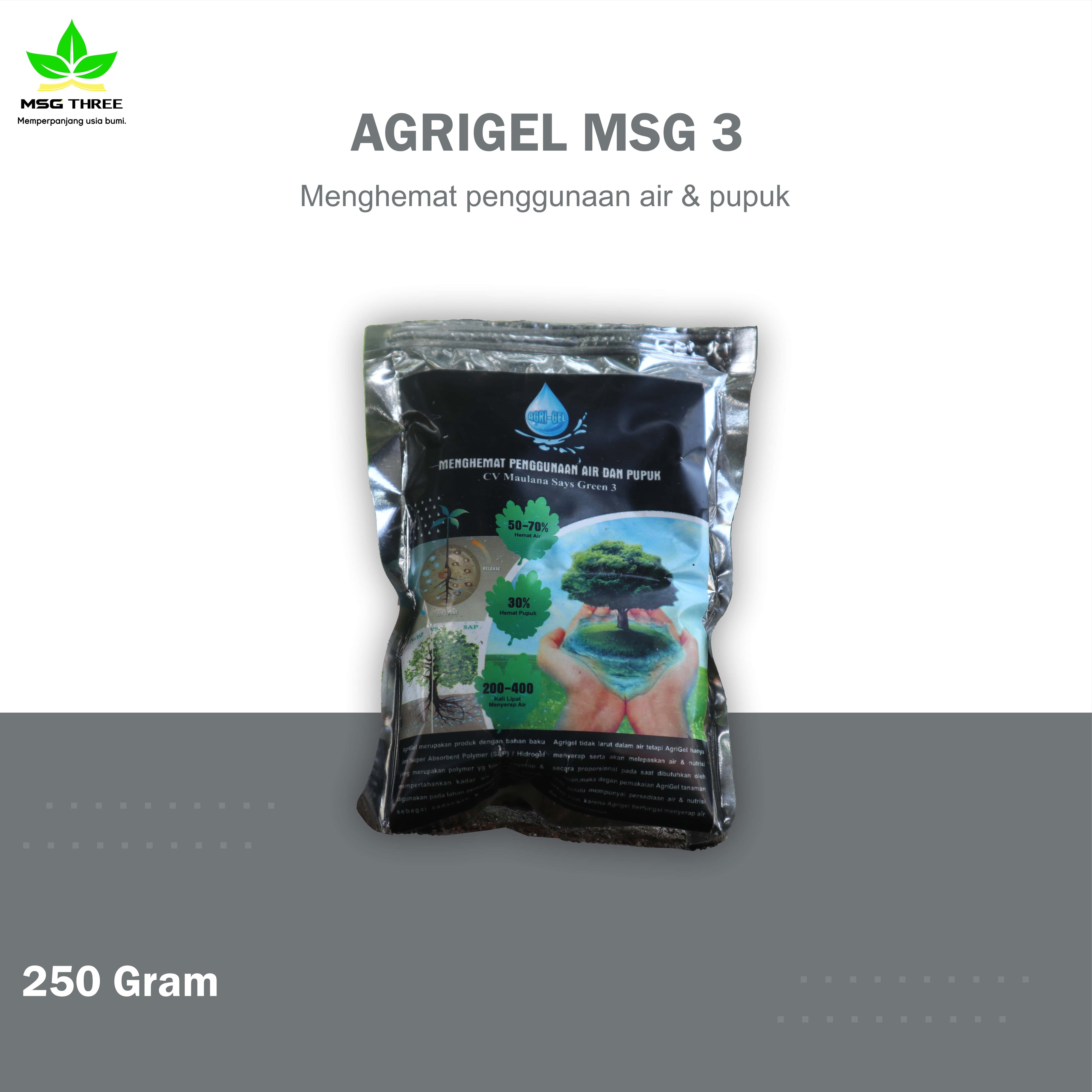 Super Absorbent Polymer SAP Hidrogel Untuk Tanaman Agrigel 250 gram | Lazada Indonesia