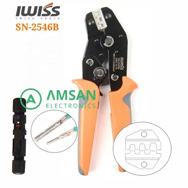 IWISS SN 2546B MC4 Crimping Tool with EDM Jaw | Lazada Indonesia