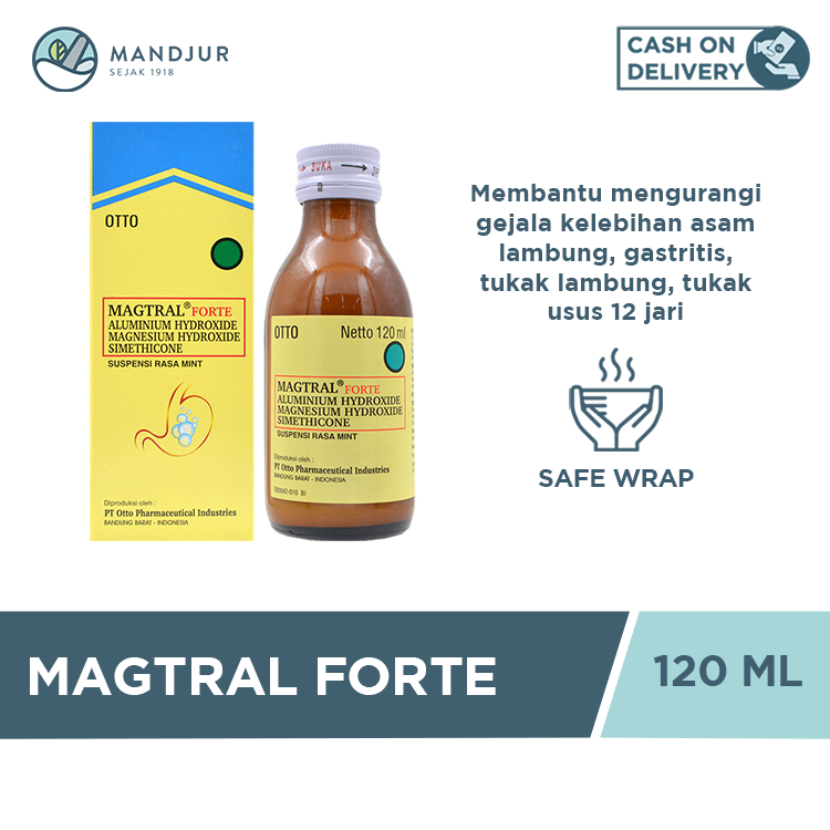 Magtral Forte Sirup 120 ml - Obat Gangguan Lambung / Sakit Maag ...