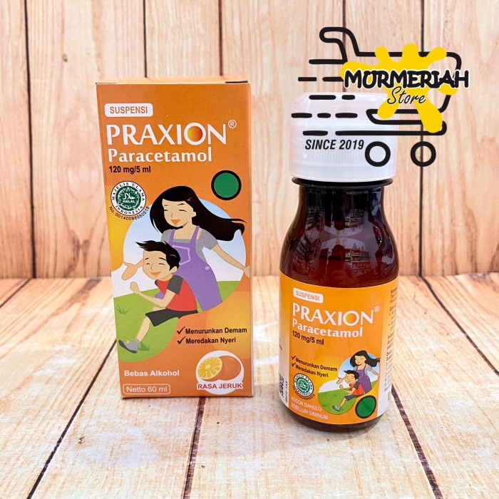 PRAXION Sirup 60 ml Paracetamol-Syrup Obat Demam,Nyeri & Pusing ...
