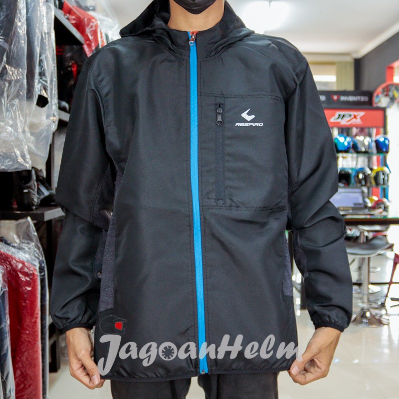 RESPIRO JAKET PACKLITE | BLACK | RESPIRO MOTOR JACKET | Lazada Indonesia