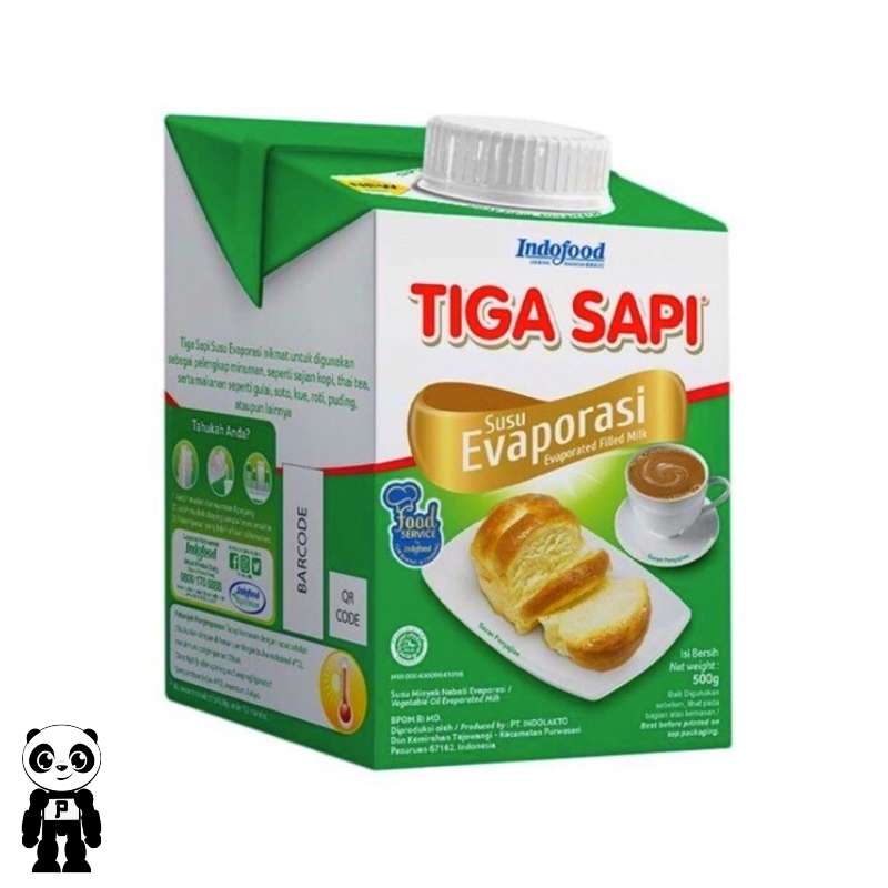 Tiga Sapi Susu Evaporasi 500g | Lazada Indonesia