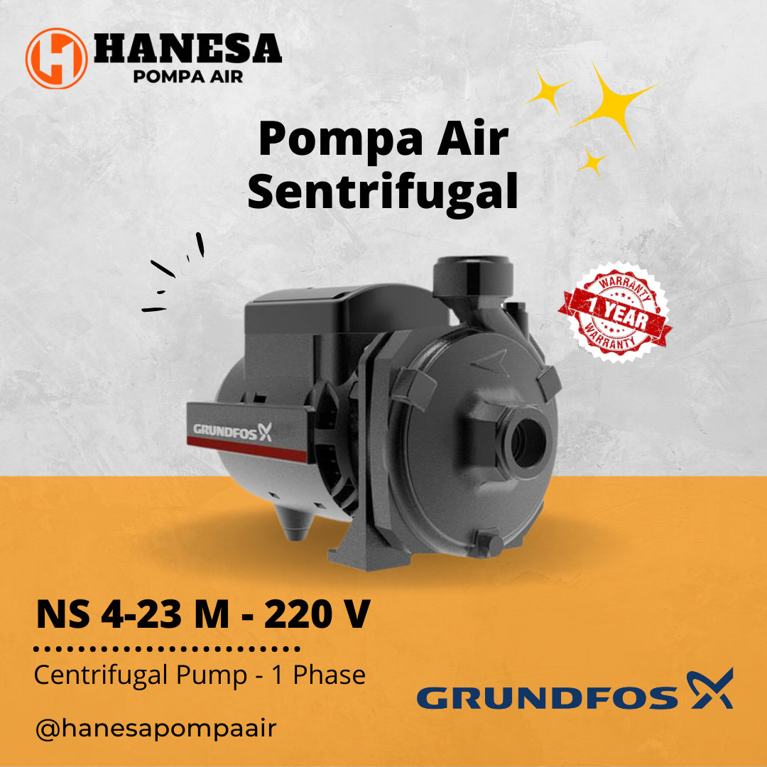 Grundfos NS 4 - 23 M Pompa Sentrifugal | Lazada Indonesia