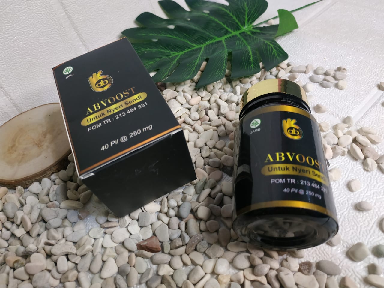 Obat Sakit Pinggang / ABVOOST ( AB3) Pil Hitam isi 40 Pil BPOM ...