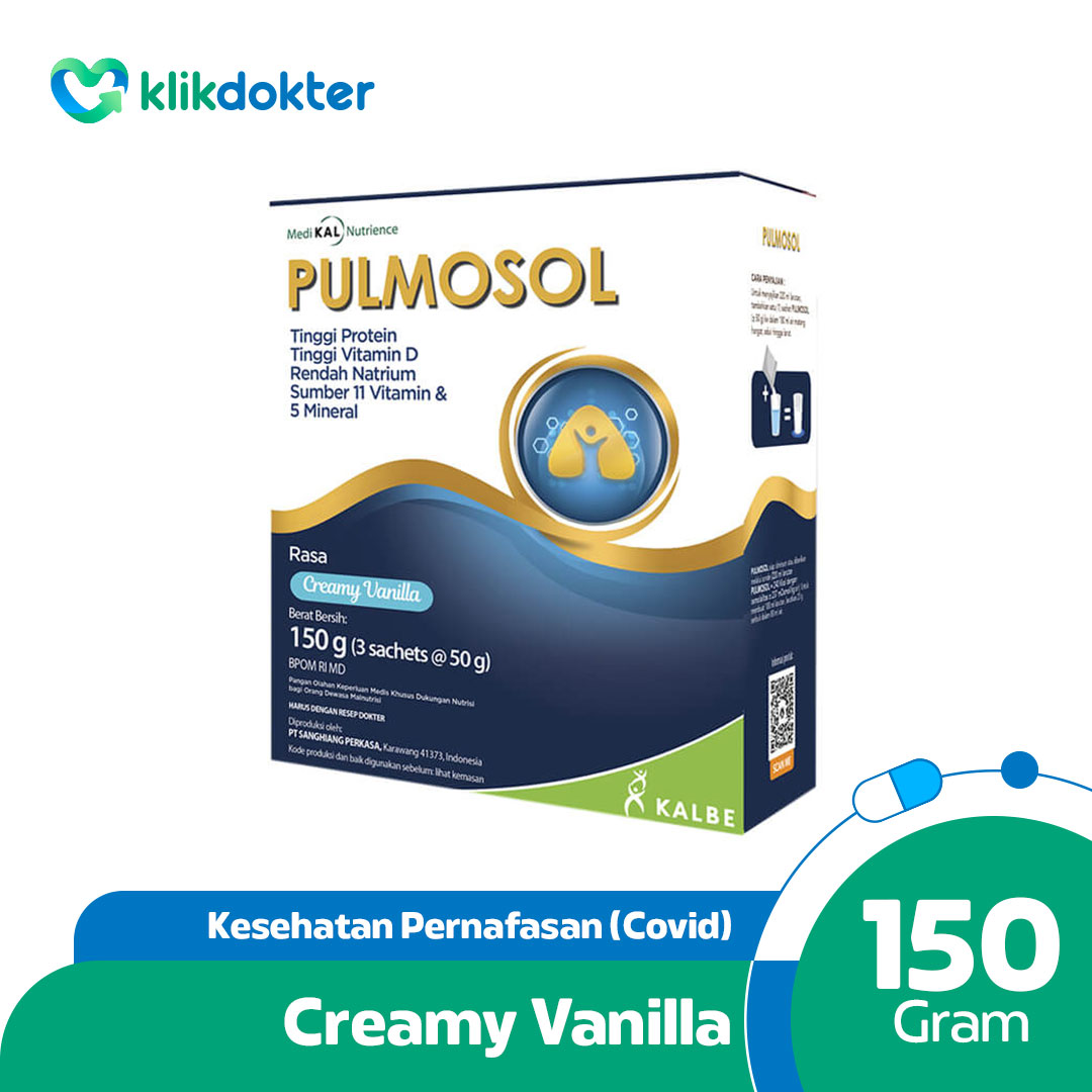 Pulmosol Vanilla 150gr - Nutrisi Kesehatan Pernapasan | Lazada Indonesia