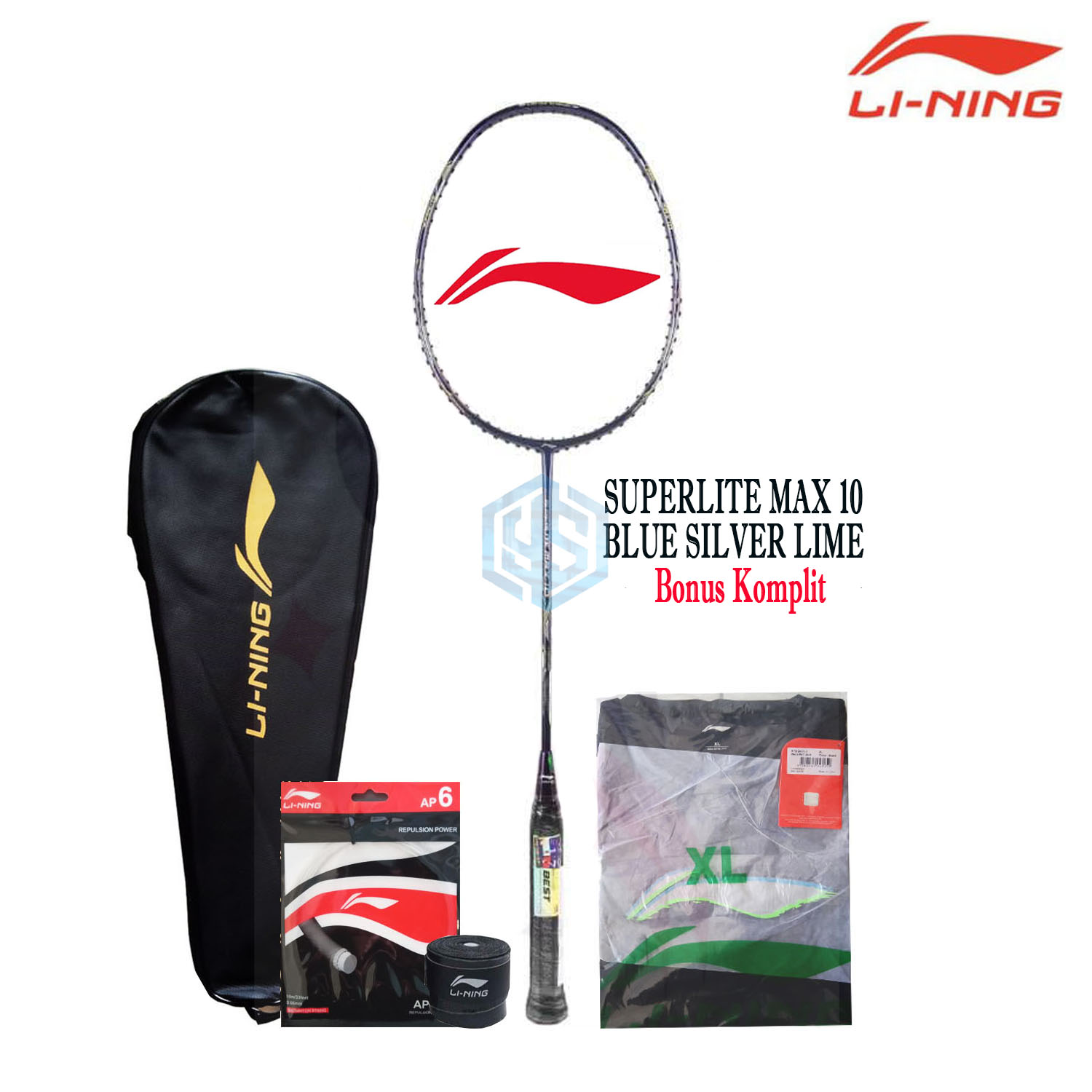 Raket Badminton Lining Superlite Max 10 Bonus Komplit | Lazada Indonesia