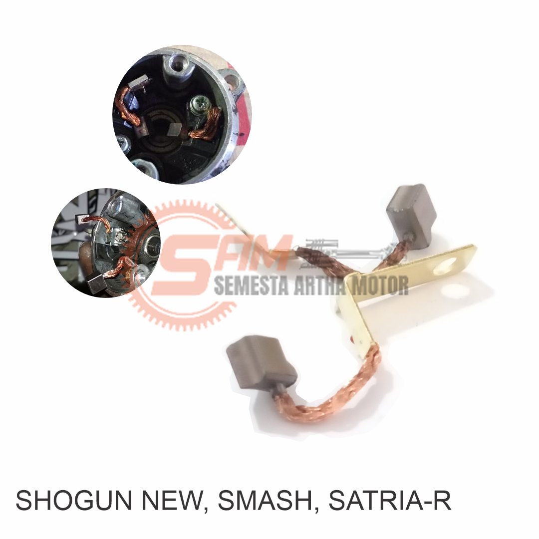 Cool Stater Motor Suzuki Smash Shogun Satria R Carbon Brush Arang ...