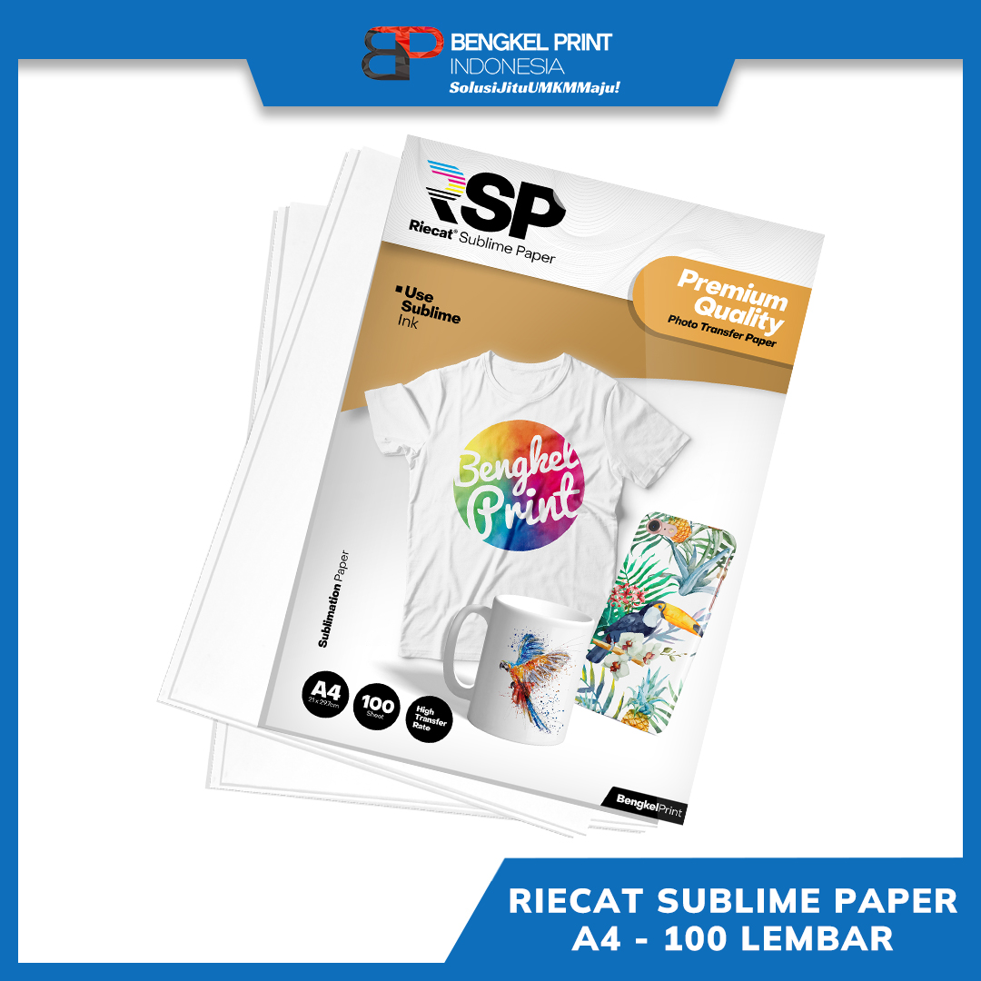 KERTAS SUBLIM A4 | KERTAS SUBLIMATION PAPER | KERTAS SABLON | Lazada ...
