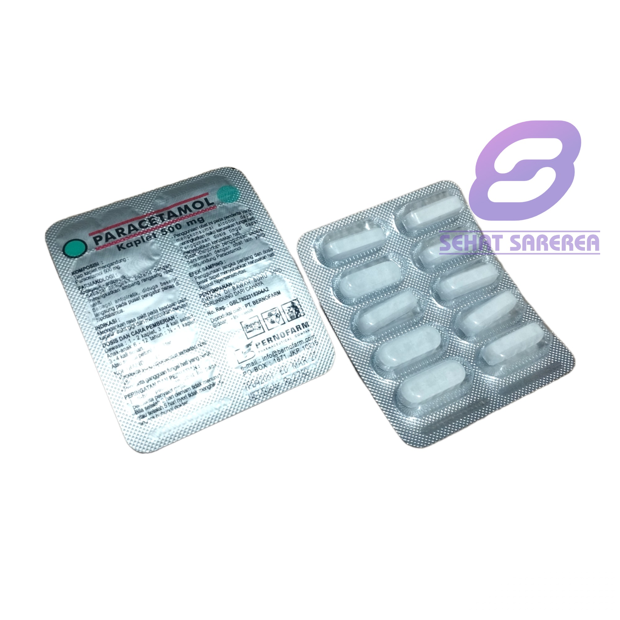 Paracetamol Berno Blister 10 Kaplet | Lazada Indonesia