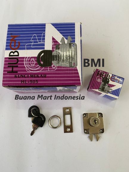 Kunci Laci Mekar Huben | Kunci Lemari | Drawer Lock Set | Lazada Indonesia