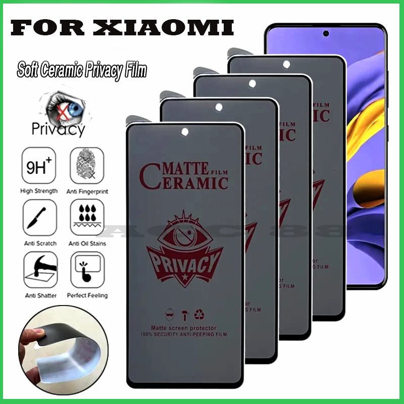 anti gores anti kepo anti pecah ALL Xiaomi Redmi A2 A1 A1+ 12C 10C 10 2022 10A Note 12 Pro Note ...