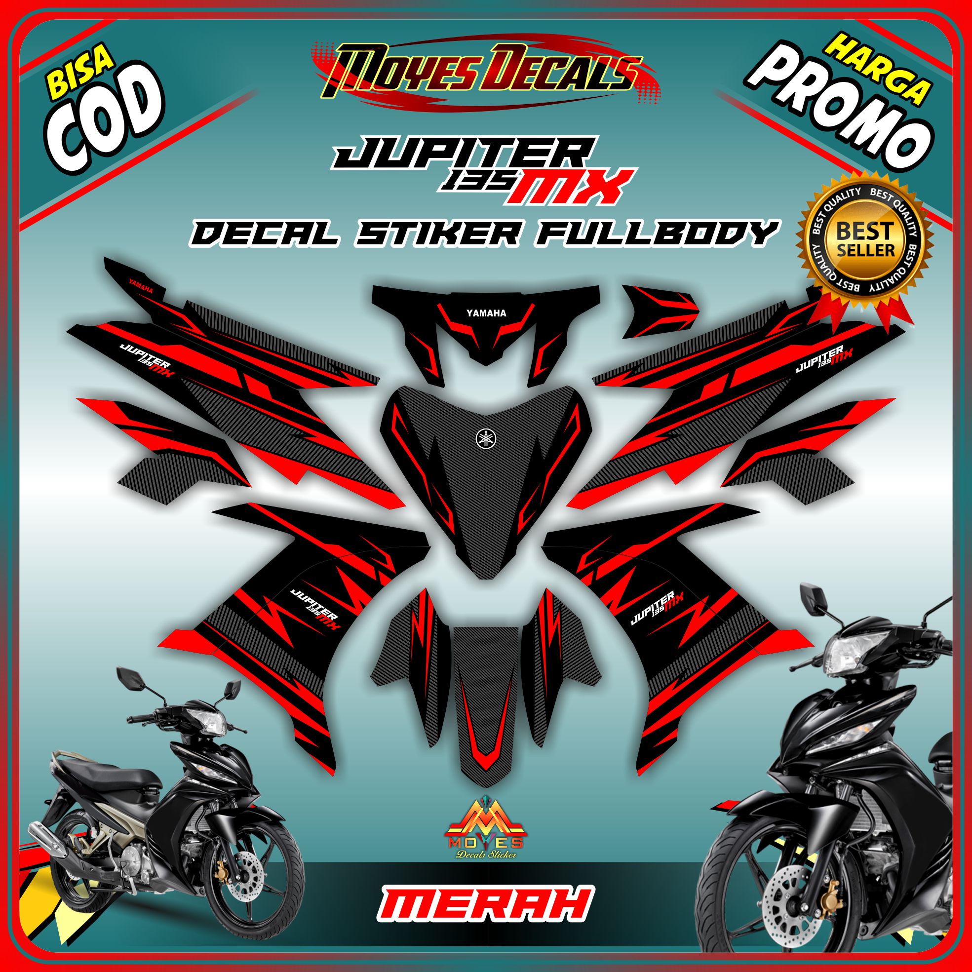 stiker jupiter mx 135 new decal stiker motor jupiter mx 135 new stiker ...