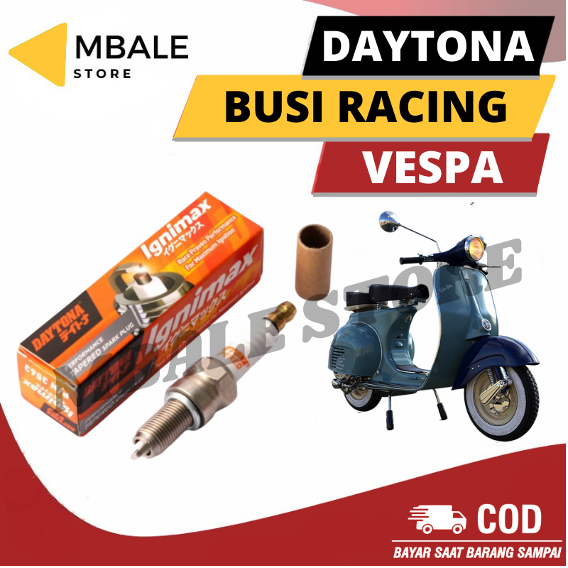 Busi Racing Daytona Vespa (drat pendek) Original Ignimax Iridium ...