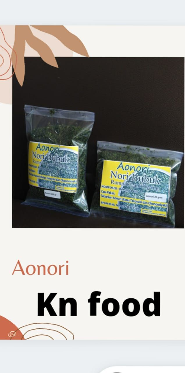Aonori 20g share size, nori bubuk, ao nori taburan takoyaki | Lazada ...