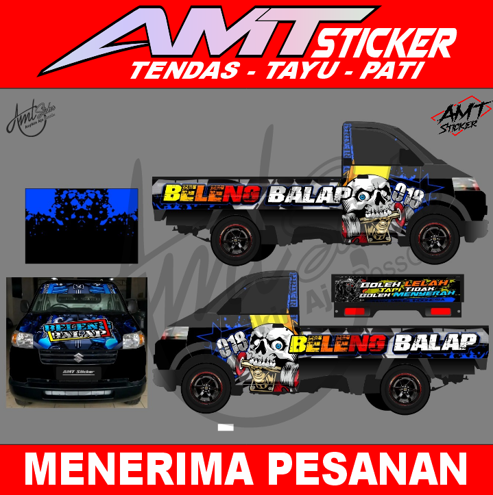 Stiker Full Body Pick Up APV - Bisa Custom/Request - Non COD | Lazada ...