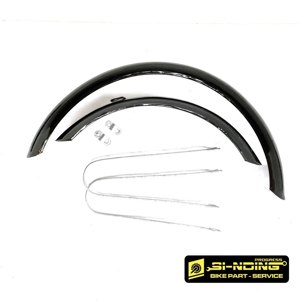 Fender Spakbor Slebor Sepeda Lipat 16 Inch Bulat Setengah Lingkaran ...