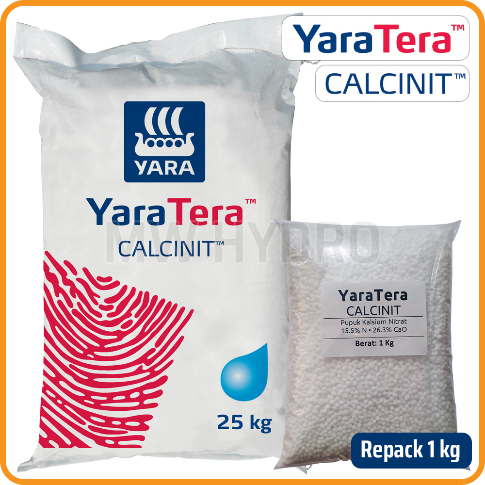 YaraTera / Yara Tera Calcinit - Pupuk Kalsium Nitrat Hidroponik - 1 kg ...