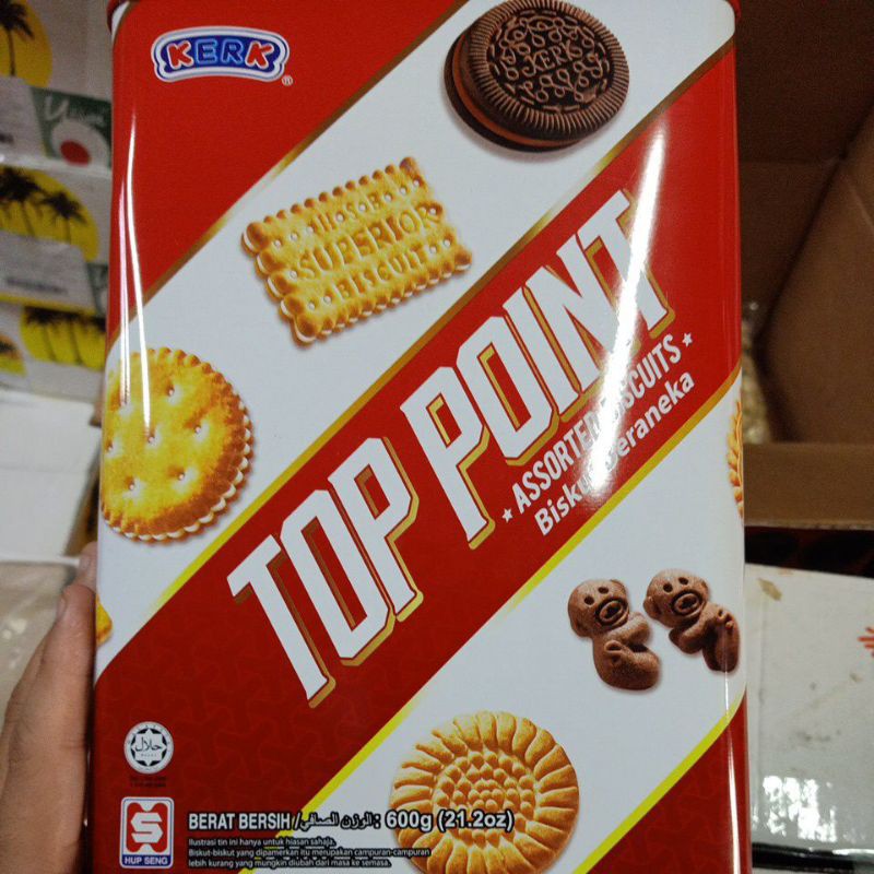 600gr HupSeng Top Point Assorted Biscuit. Biskuit Beraneka | Lazada ...