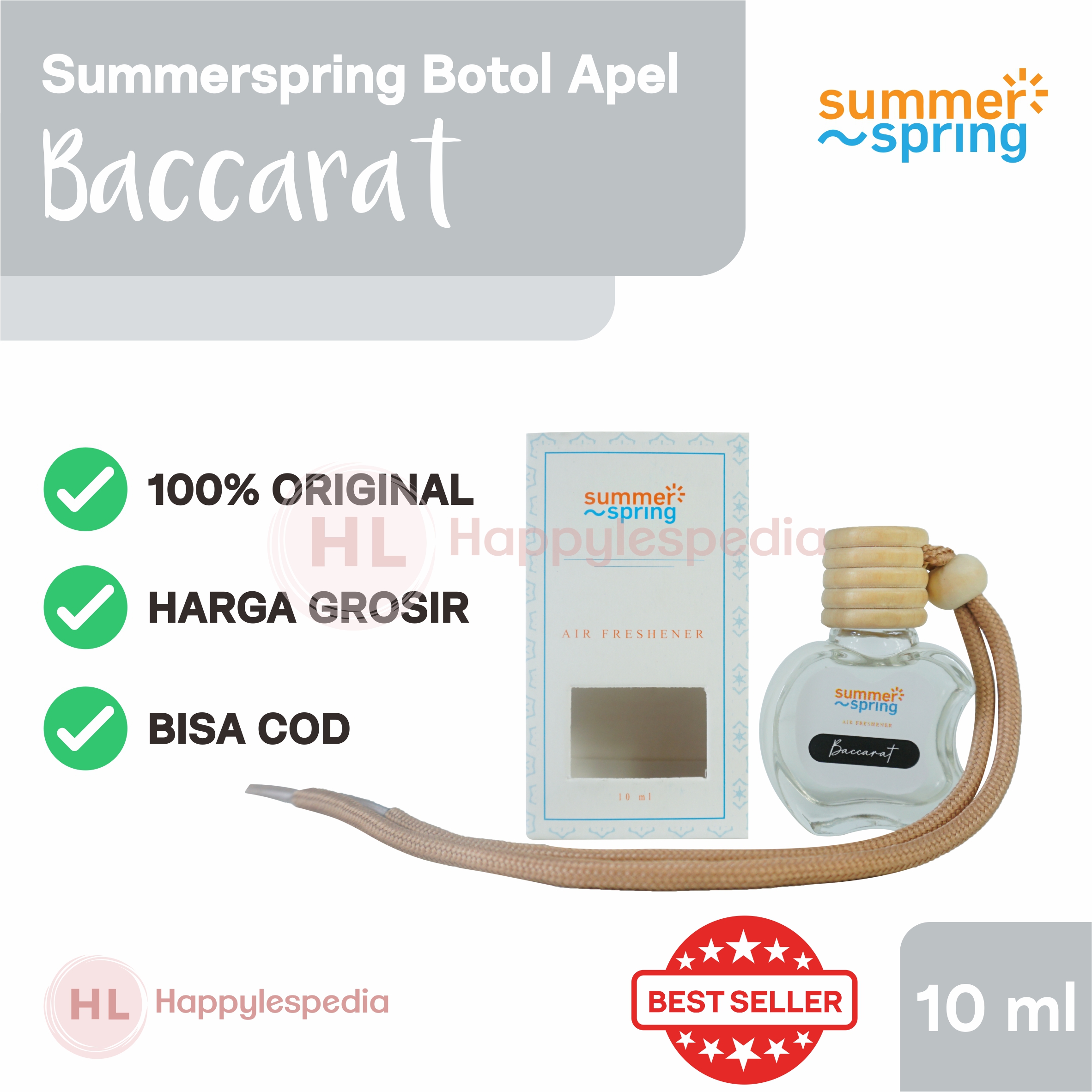 Parfum Mobil LEMON - Pengharum Ruangan SUMMER SPRING Toilet WC Lemari ...