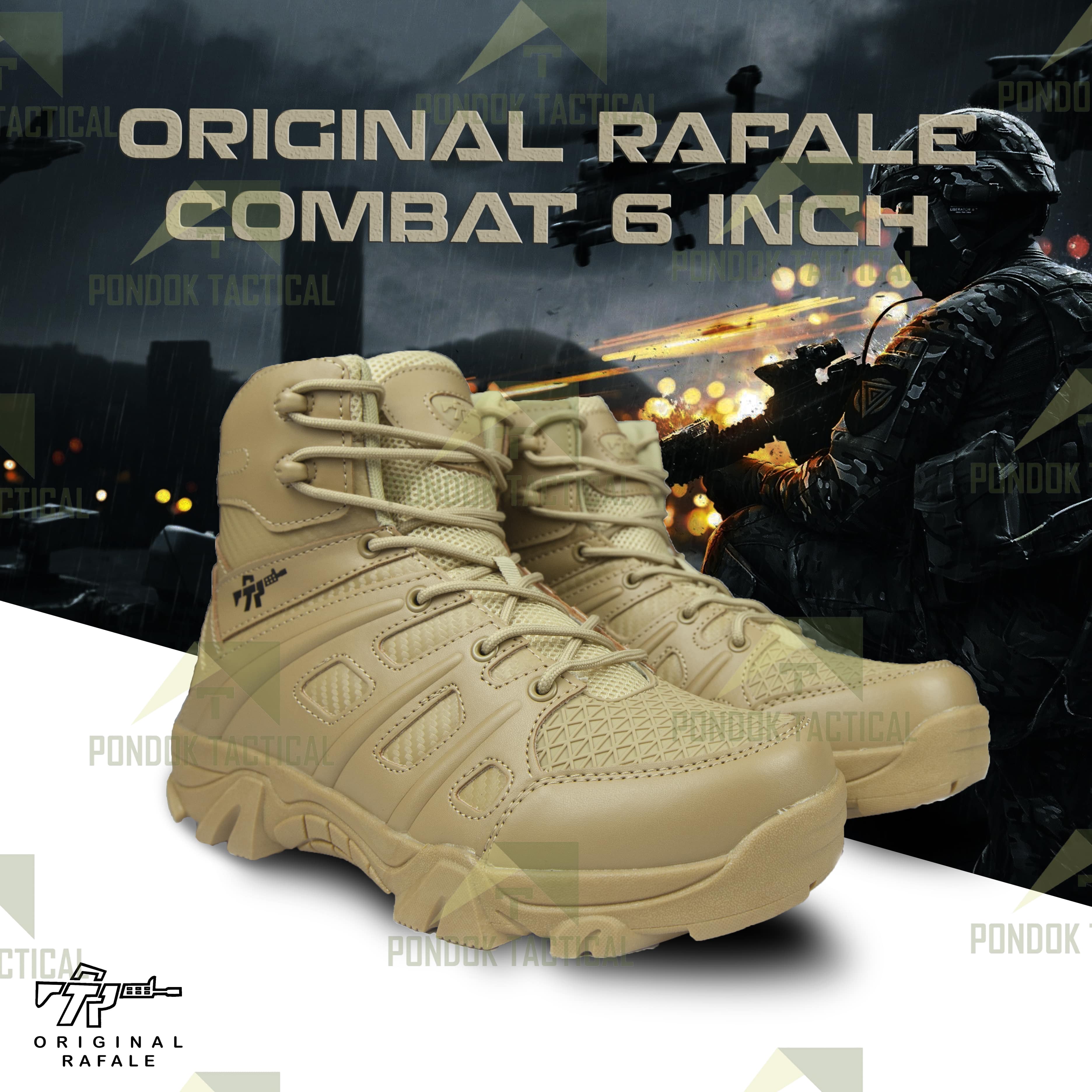 Sepatu Rafale Combat 6 Inch Gurun / Sepatu Tactical Airsoft Combat ... Sepatu Rafale Combat 6 Inch Gurun / Sepatu Tactical Airsoft Combat ...