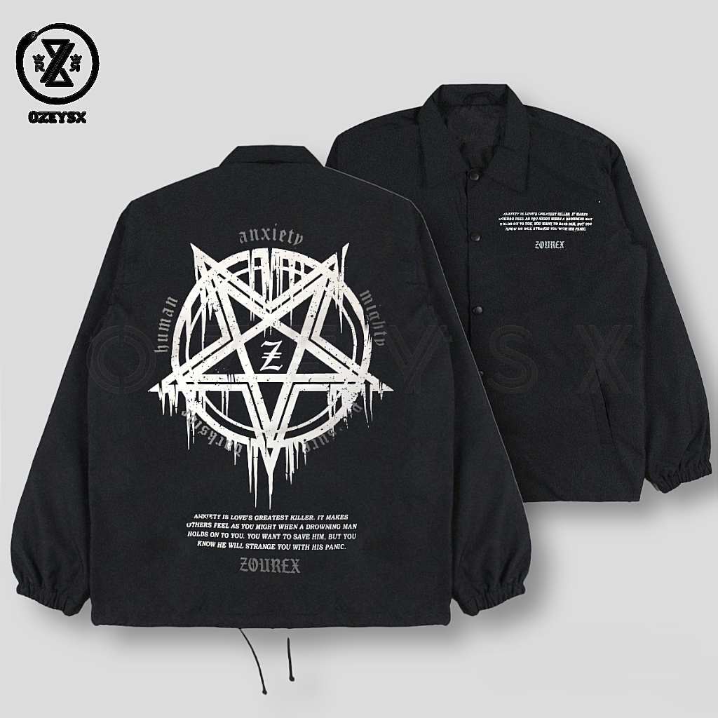 Jaket Parasut Metal Satanic Dewasa Pria Wanita Limited Edition / Jaket ...