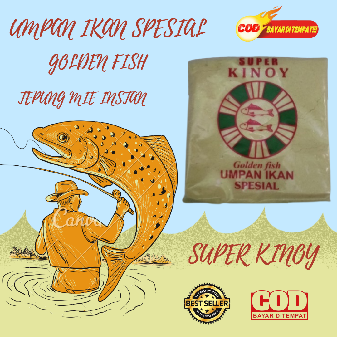 KINOY UMPAN IKAN SPESIAL TAWAR GOLDEN FISH PENGERAS UMPAN | Lazada ...