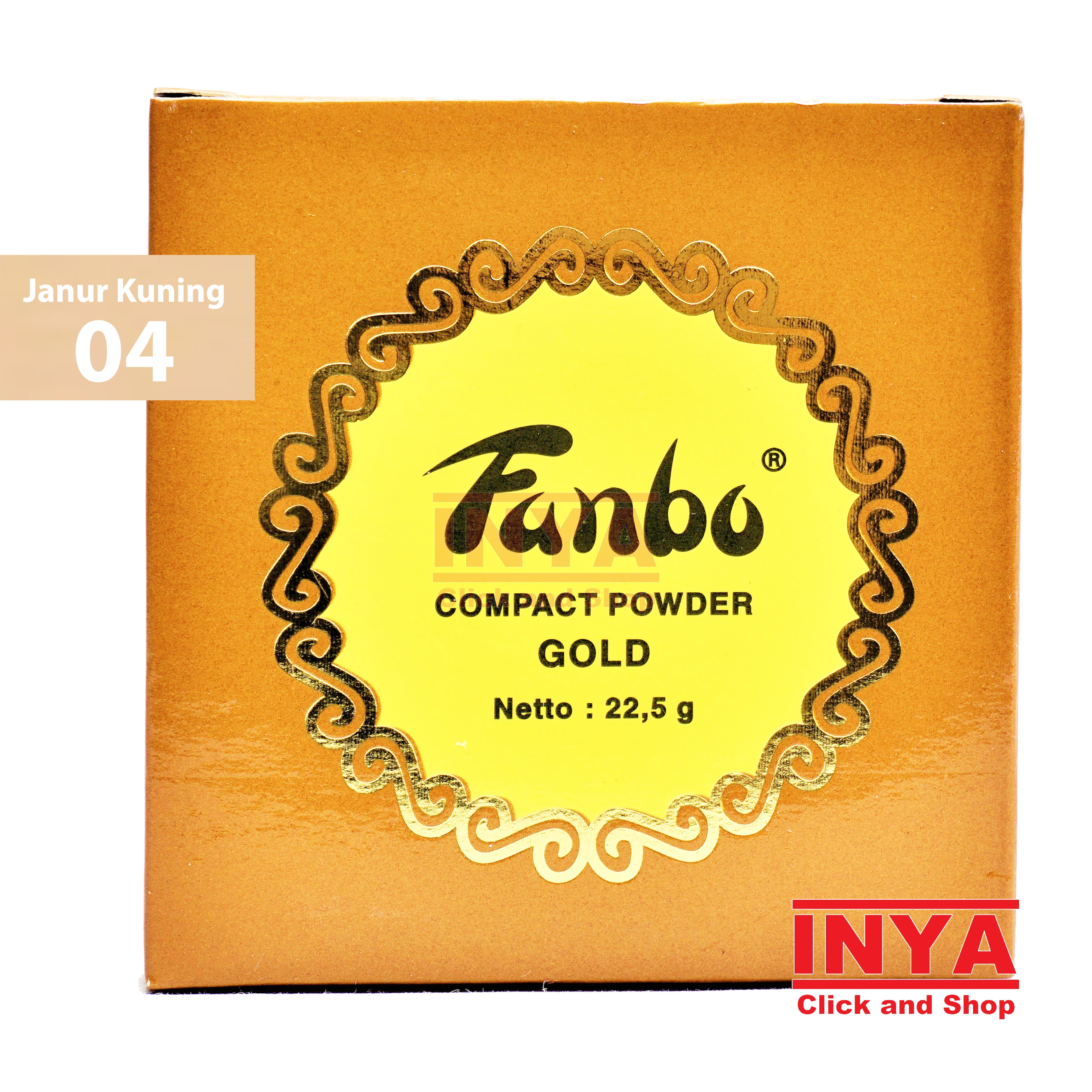 Fanbo Gold 4 Janur Kuning Compact Powder 22.5gr - Bedak Padat | Lazada ...