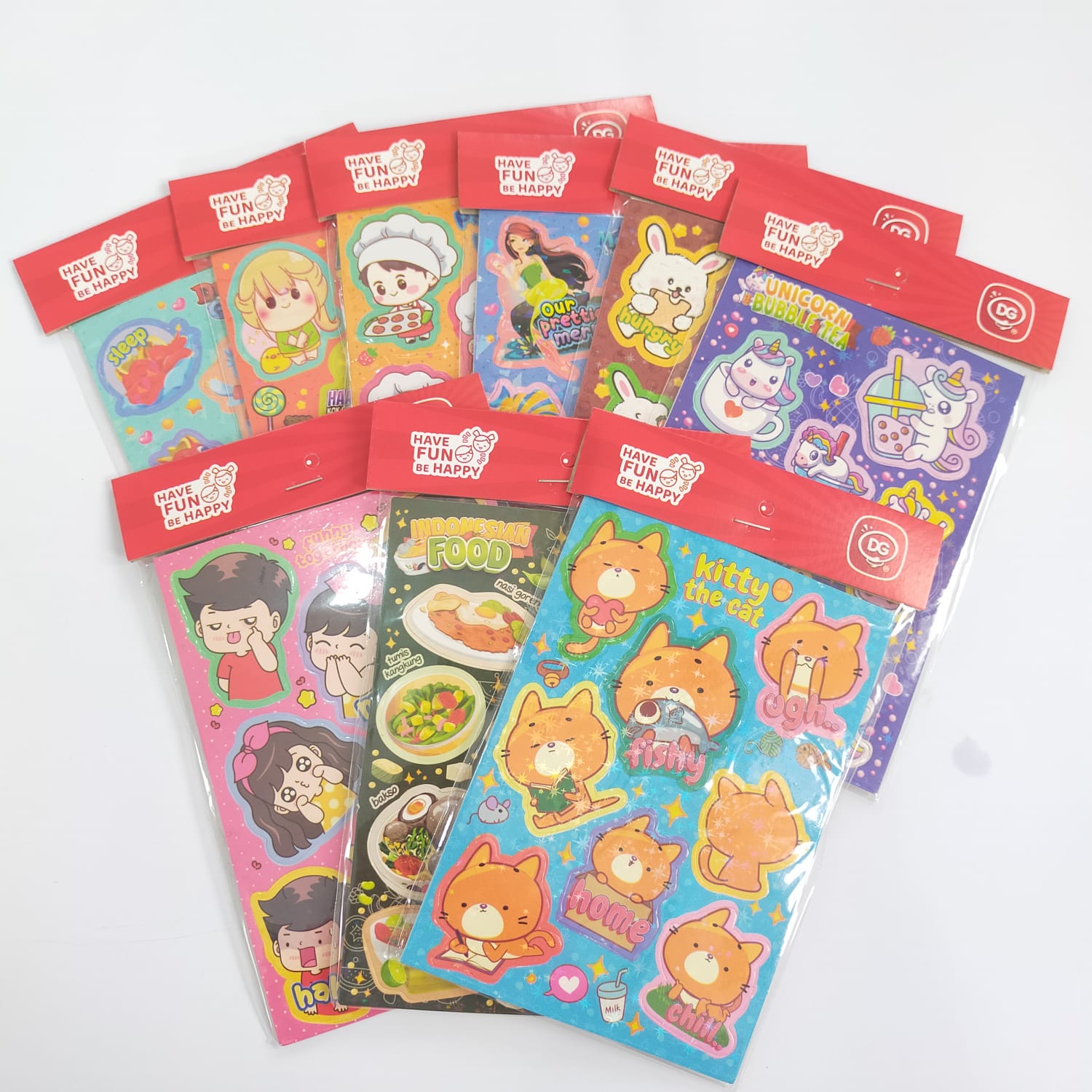 STIKER MAINAN FOAM KARAKTER LUCU RANDOM | Lazada Indonesia