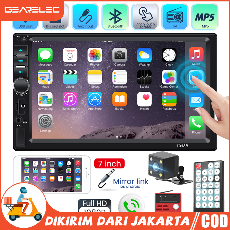 [Stok Lokal] Radio Mobil 2Din Universal 7 HD IOS/Android Mirrorlink ...