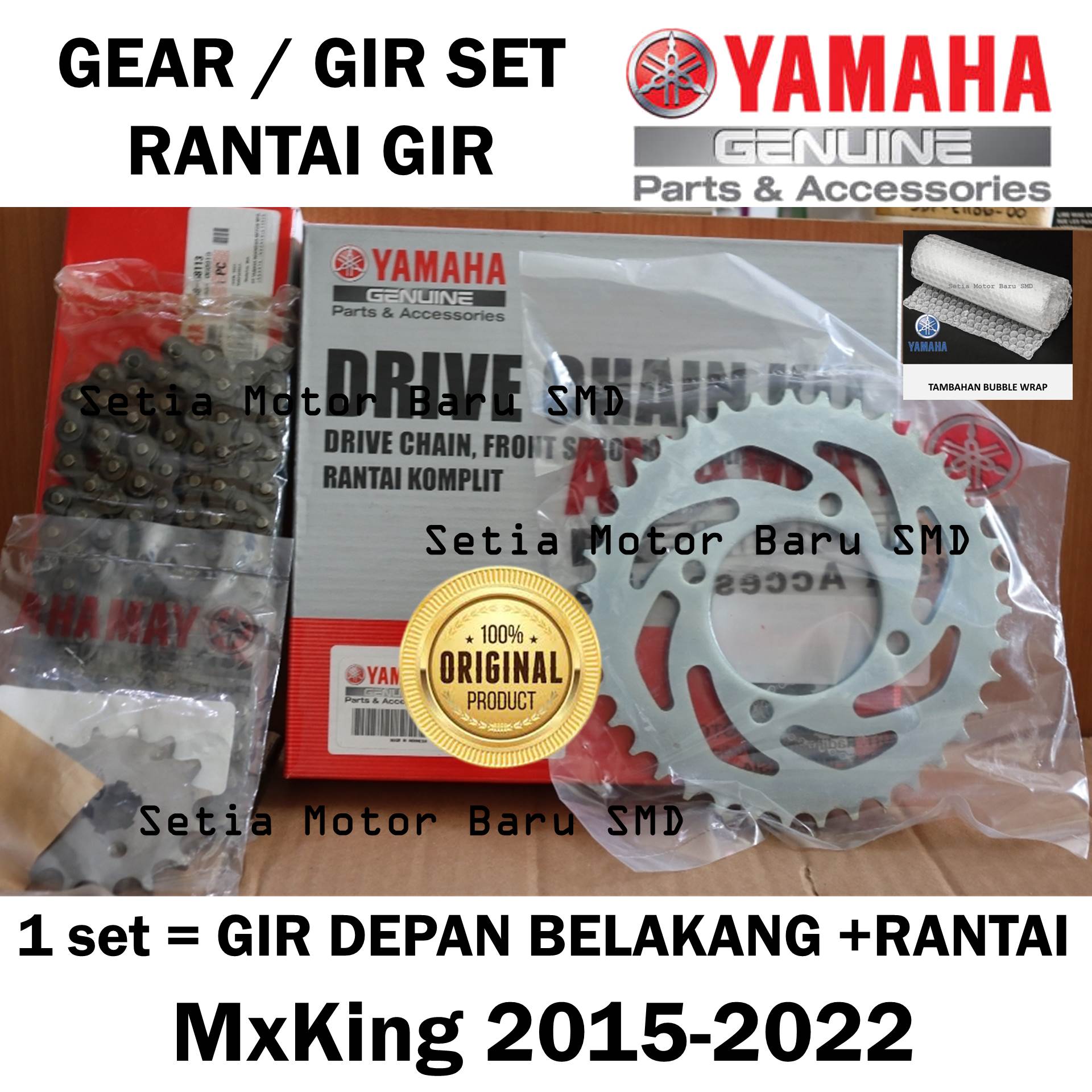 Gear Gir Set Rantai Gir MxKing Mx King Asli Original Yamaha Surabaya ...