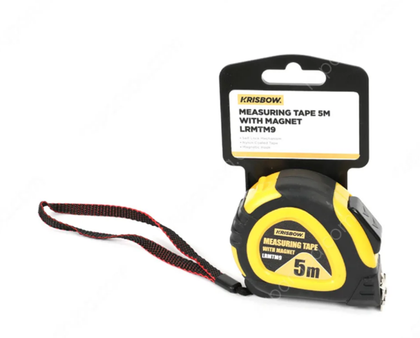 Meteran 5 meter paling bagus merk Krisbow Meteran Dengan Magnet ...