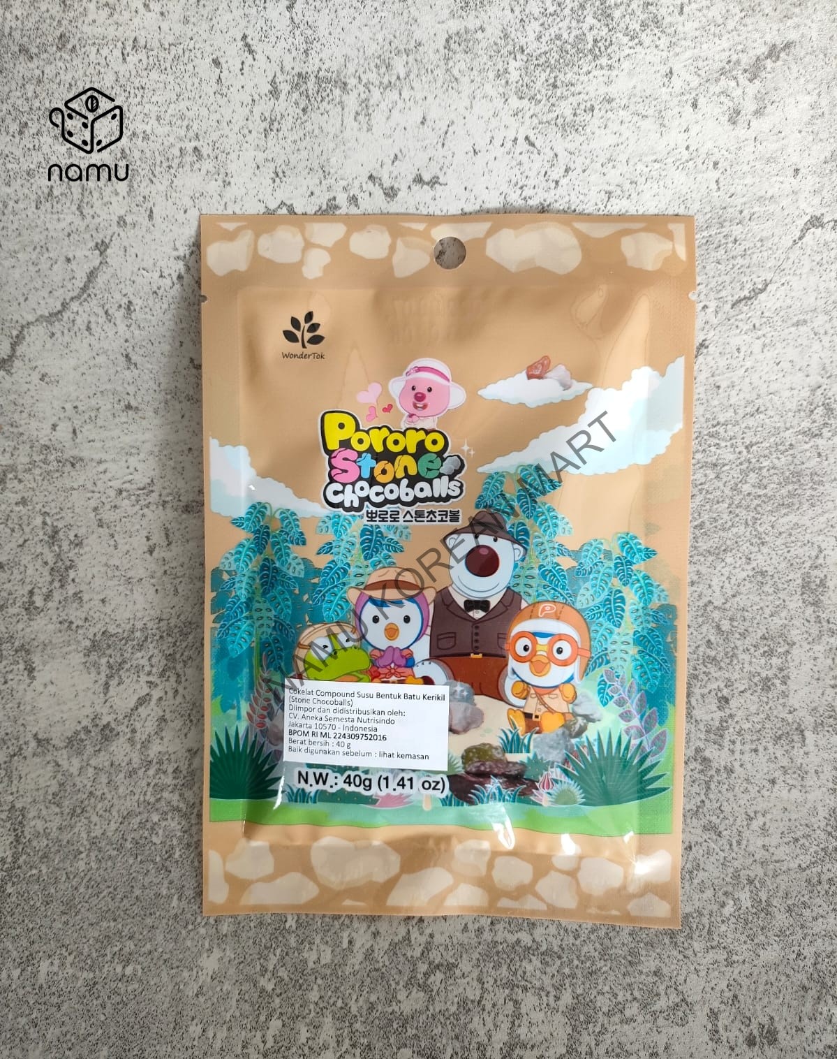 Pororo Stone Chocoballs 40gr / Pororo Dinosaur Egg Chocolate ...