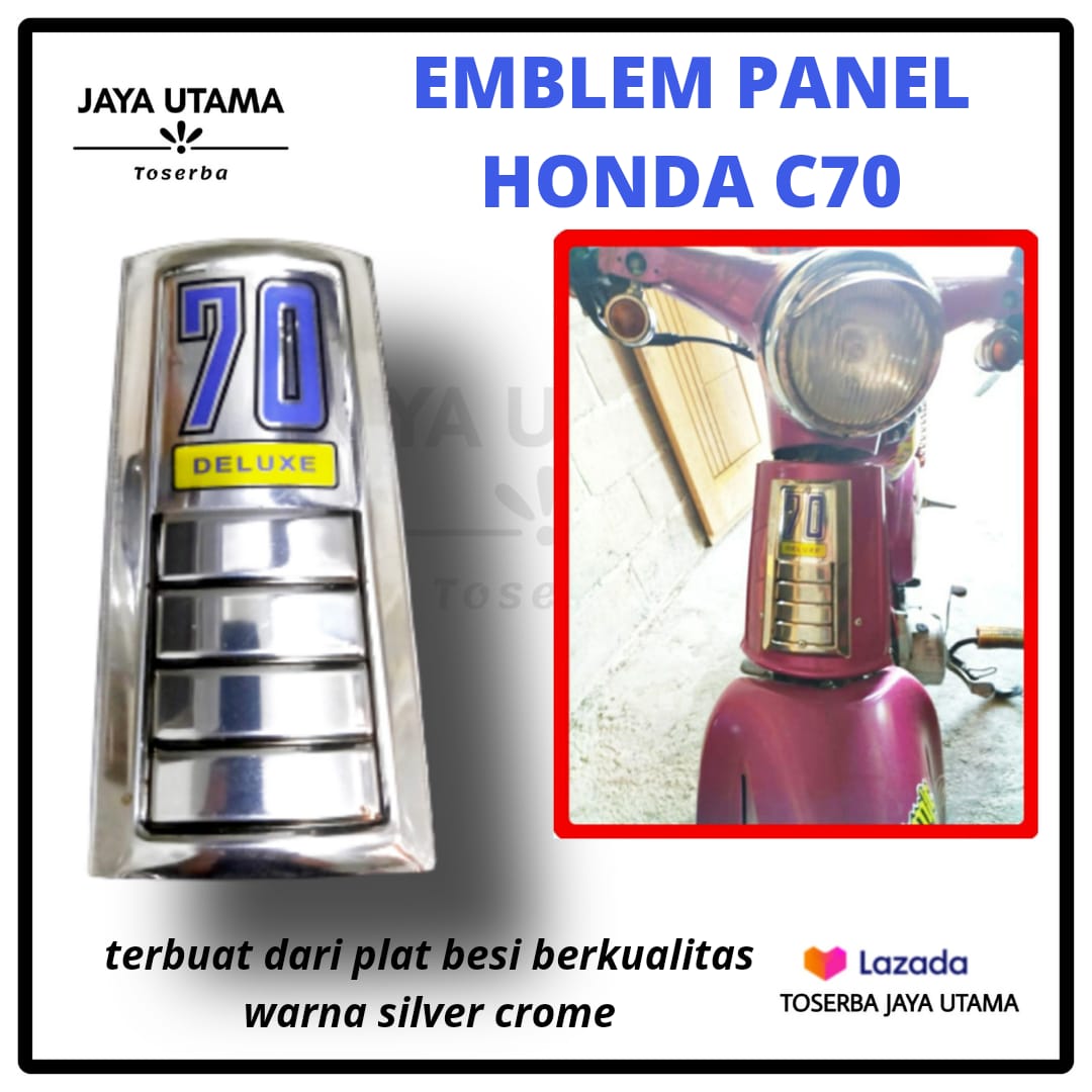 EMBLEM PANEL HONDA C70- EMBLEM DADA HONDA C70- SIMBOL PANEL HONDA C70 ...